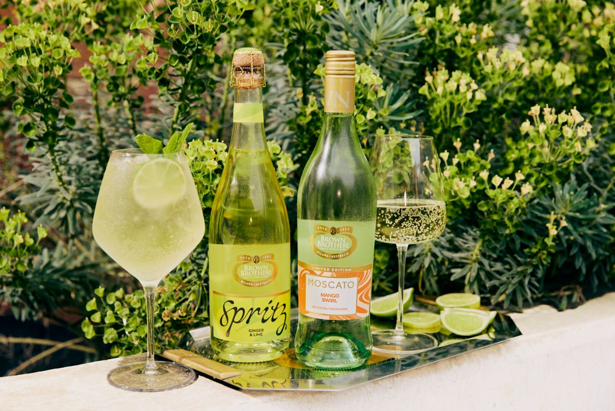 Meet New Mango Moscato Swirl and Ginger & Lime Spritz from Brown ...