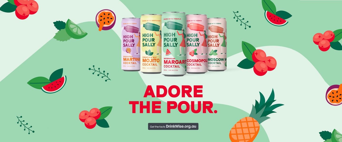 Buy High Pour Sally Premix Cans Online Australia @ Lowest Price | Dan ...